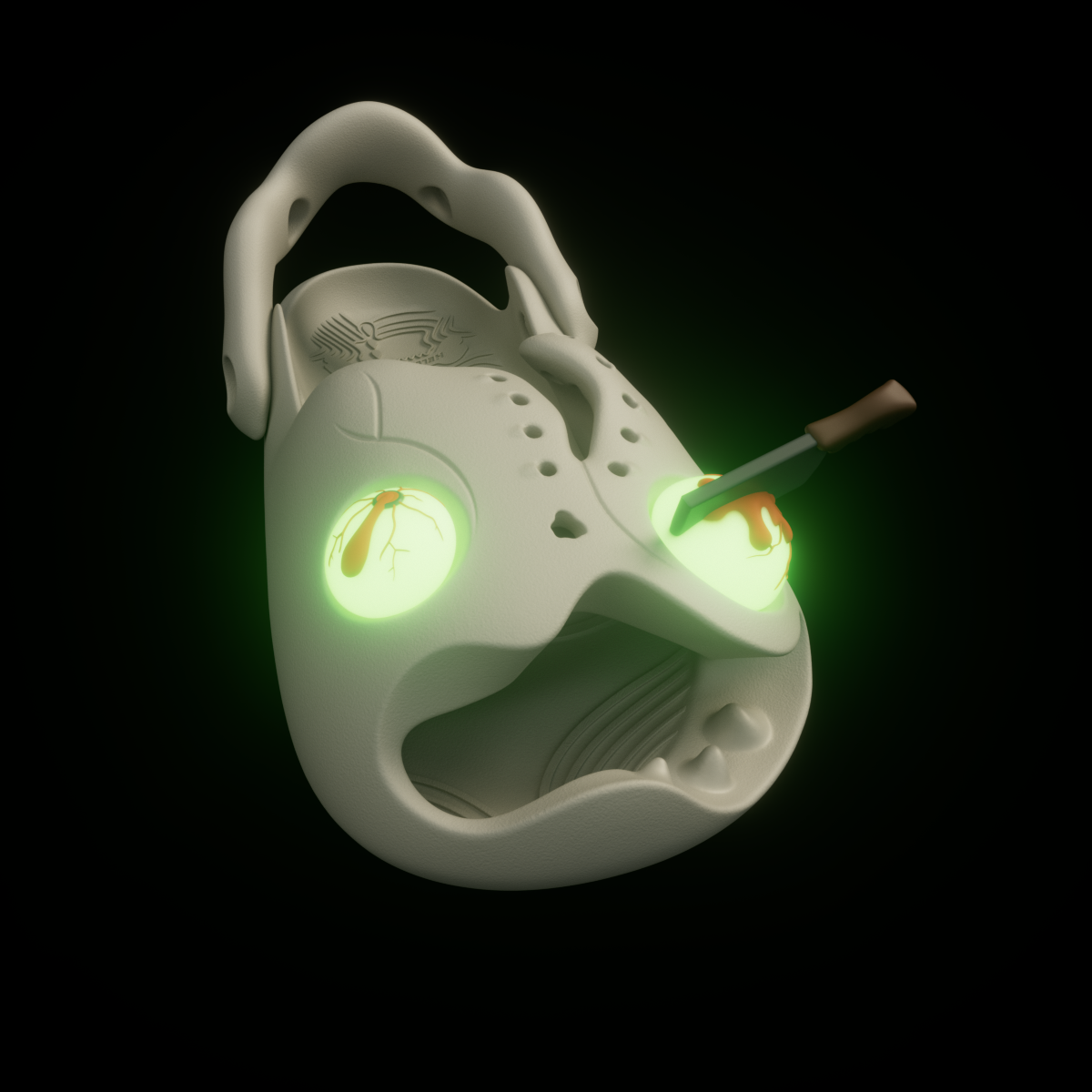 Mr Skully - ซอมบี้มีด: รองเท้าสลิปเปอร์ที่โดดเด่นและสบาย – Hello Slippers