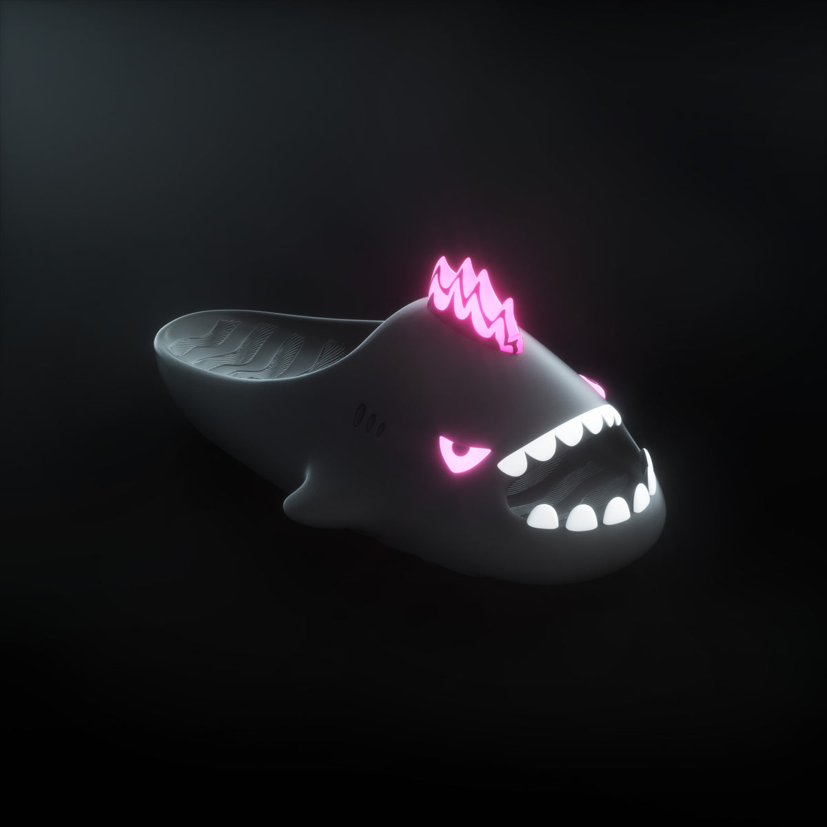 Sharkicks Pro Apex Nuclear Kaiju: Glow-in-the-Dark Shark Slides ...