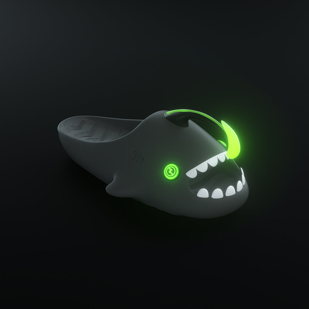Anglerfish Shark Slides | Sharkicks Pro Series – Hello Slippers