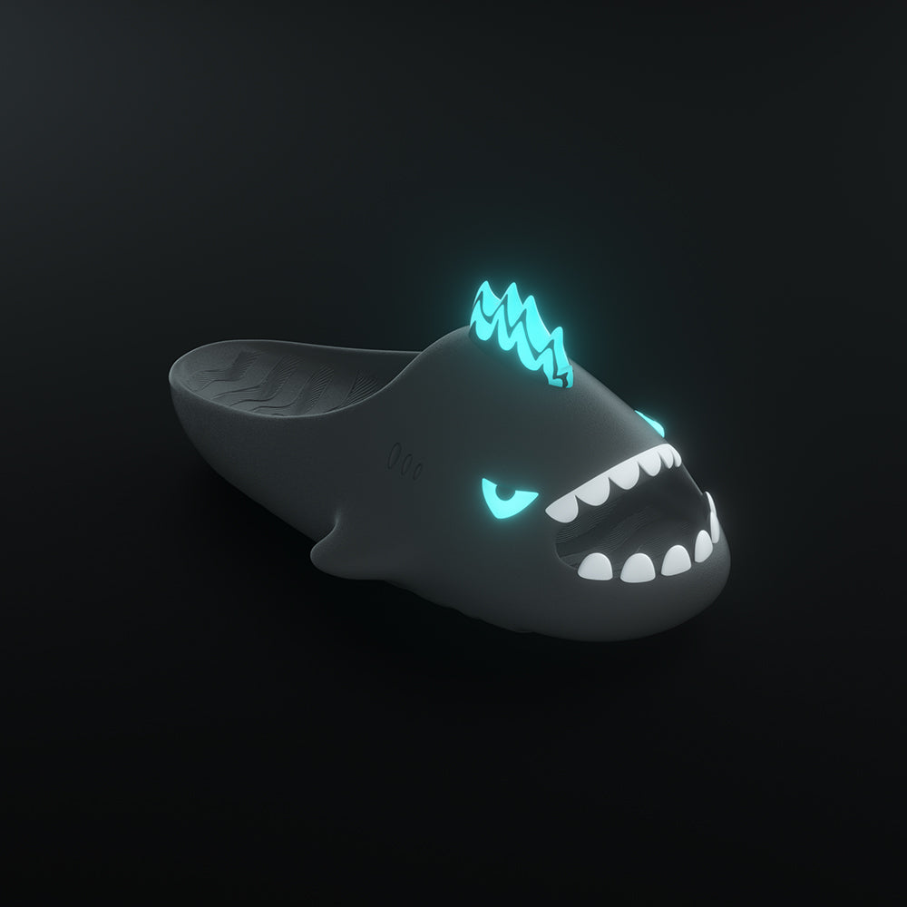 Nuclear Kaiju Shark Slides | Sharkicks Pro Series – Hello Slippers