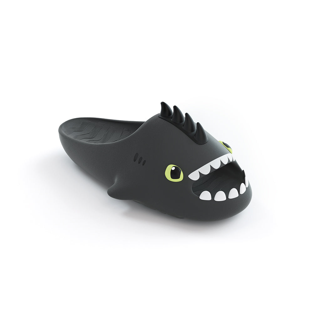 Toothless Shark Slides - Fierce & Playful Shark Slippers | Sharkicks ...