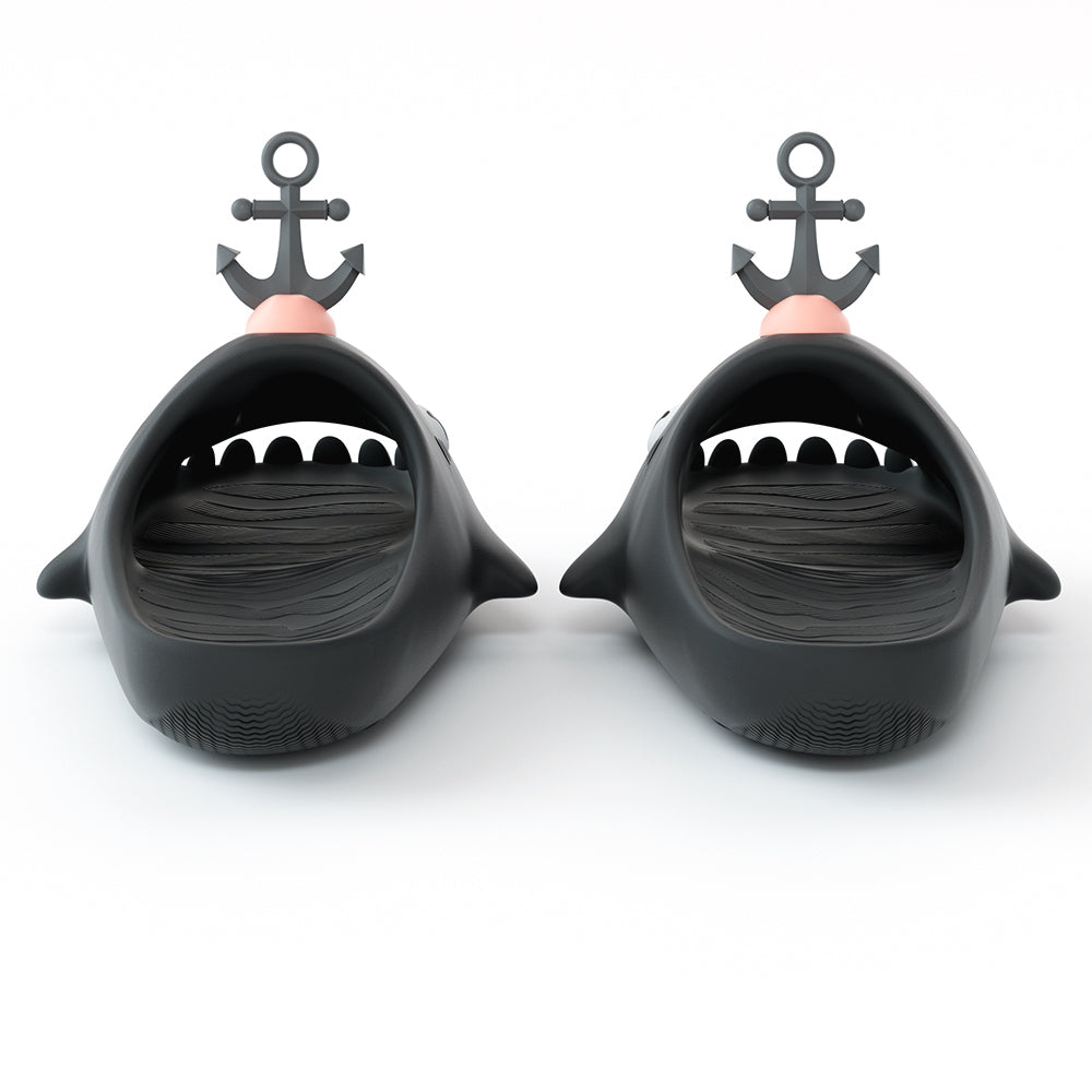 Anchor Shark Slides - Nautical & Stylish Shark Slippers | Sharkicks Pro ...