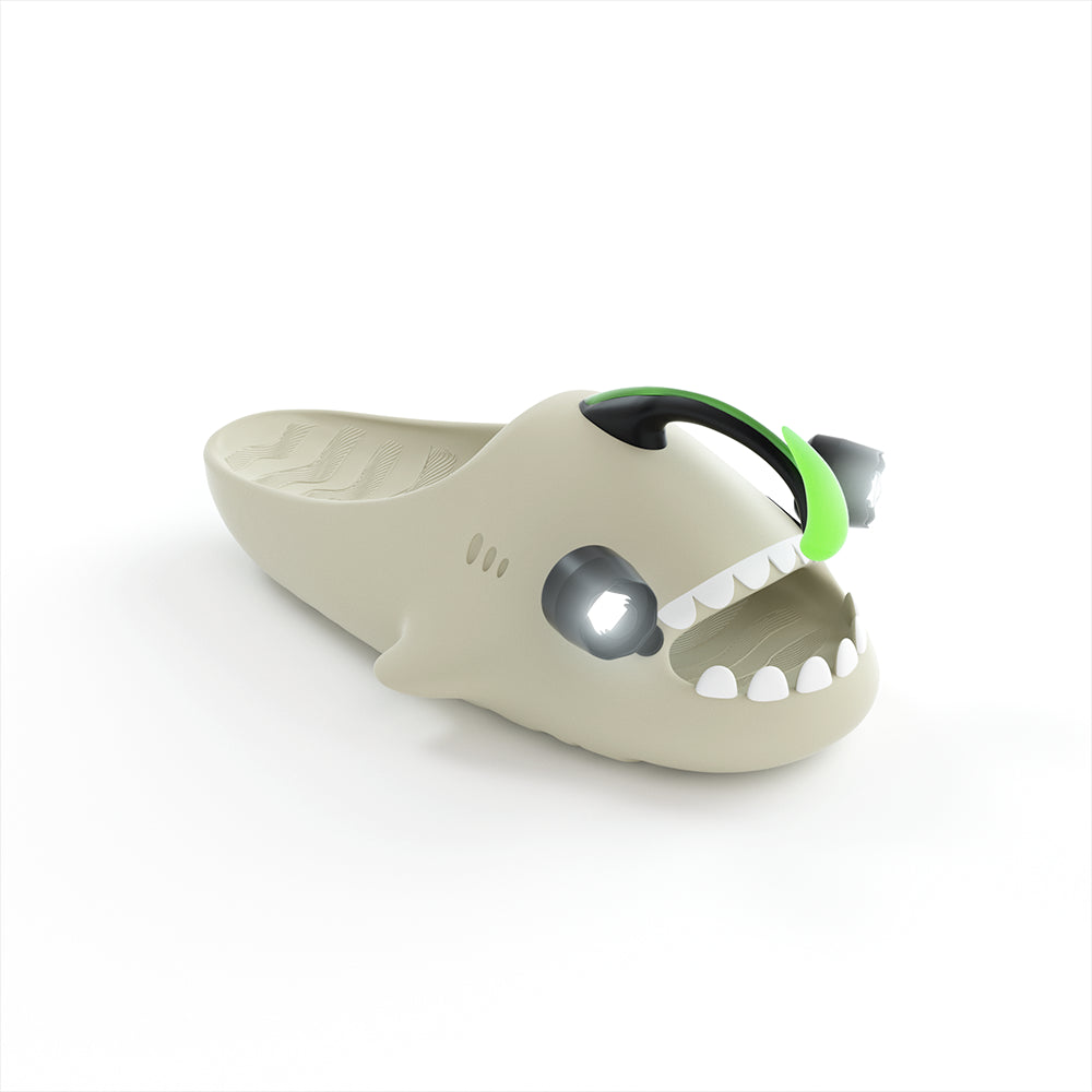 Anglerfish Flashlight Shark Slides | Sharkicks Pro Series – Hello Slippers