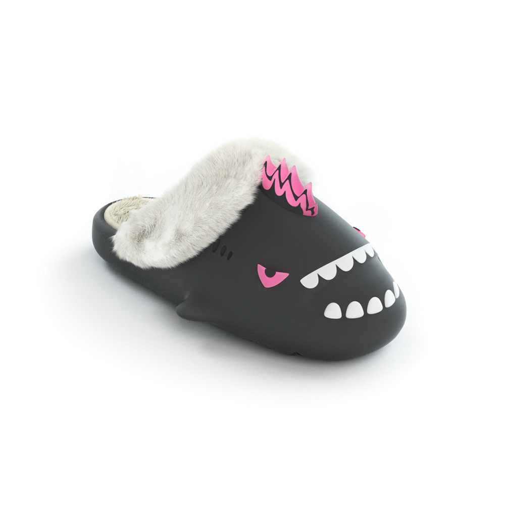 Pantuflas de Tiburón con Talón Abierto Kaiju Nuclear de Apex - Cómodo ...