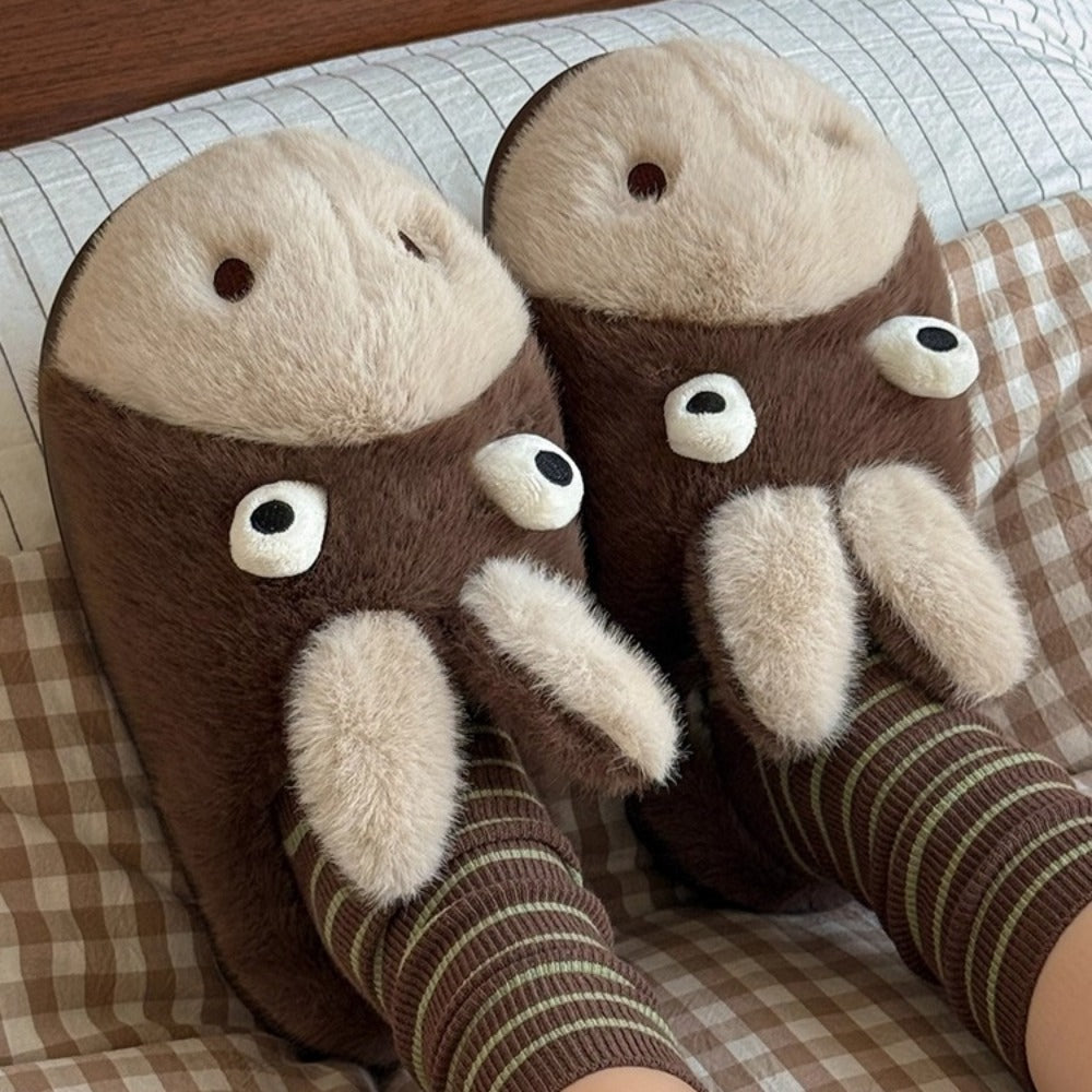 Perky-Eared Donkey Slippers – Soft & Playful Indoor Footwear – Hello ...