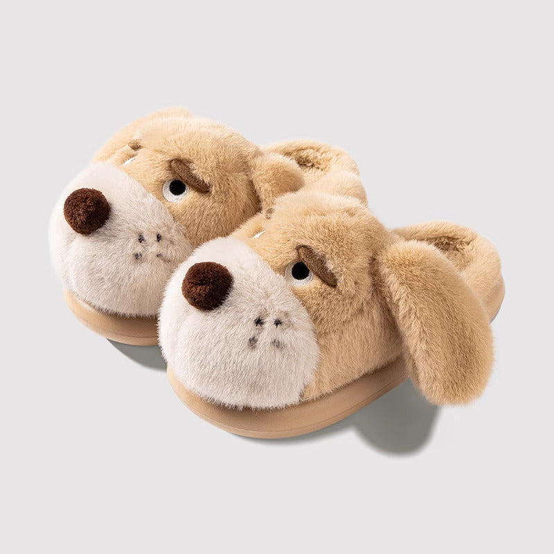 Humble Dog Slippers: Fluffy Dog Slippers with Droopy Ears and All-Day ...