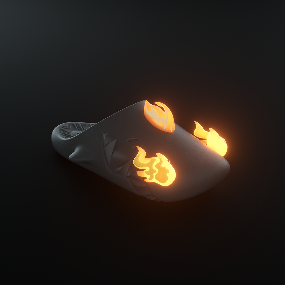 Inferno Shark Slides | Sharkicks Pro Mule Series by HelloSlippers ...