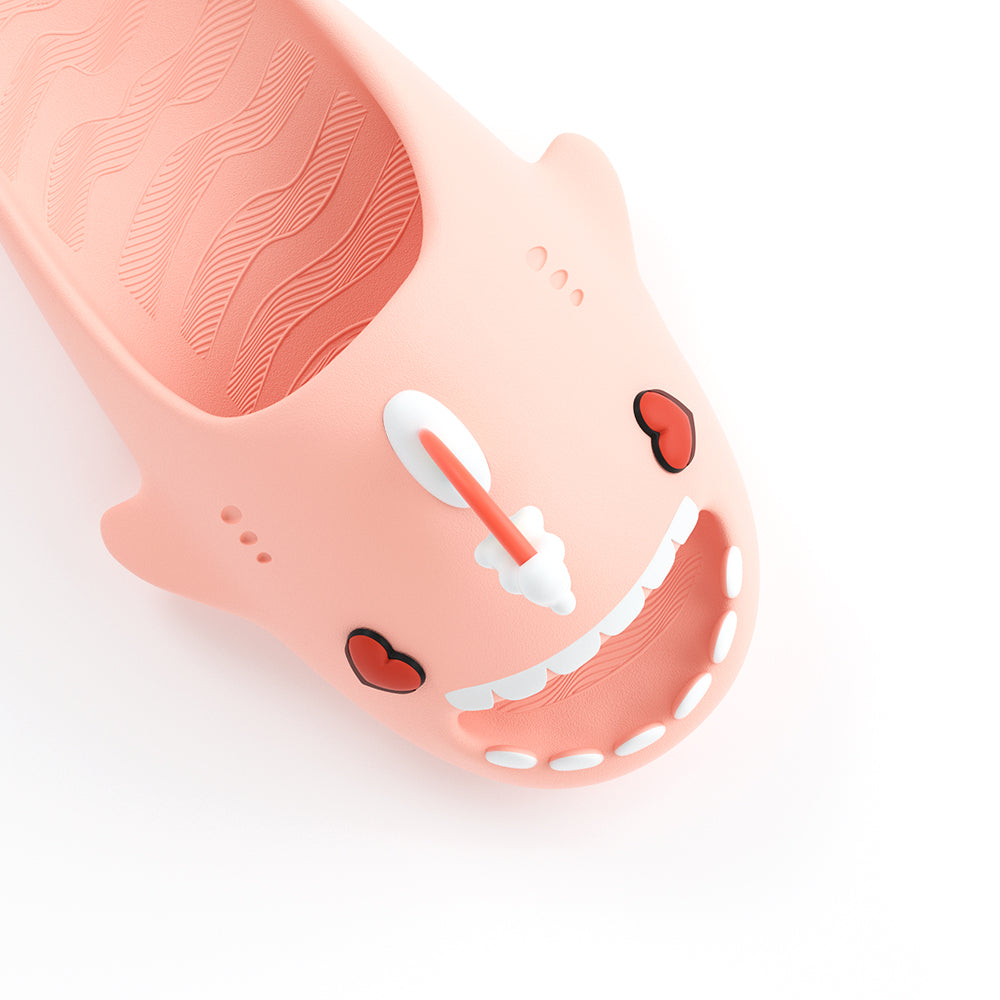 Rainbow Shark Slides - Vibrant & Colorful Shark Slippers | Sharkicks ...