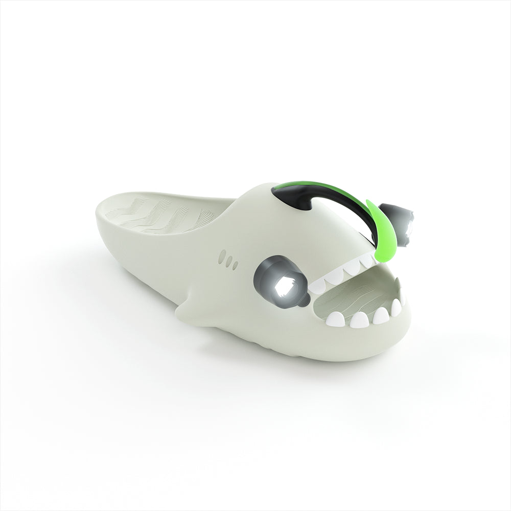 Anglerfish Flashlight Shark Slides | Sharkicks Pro Series – Hello Slippers