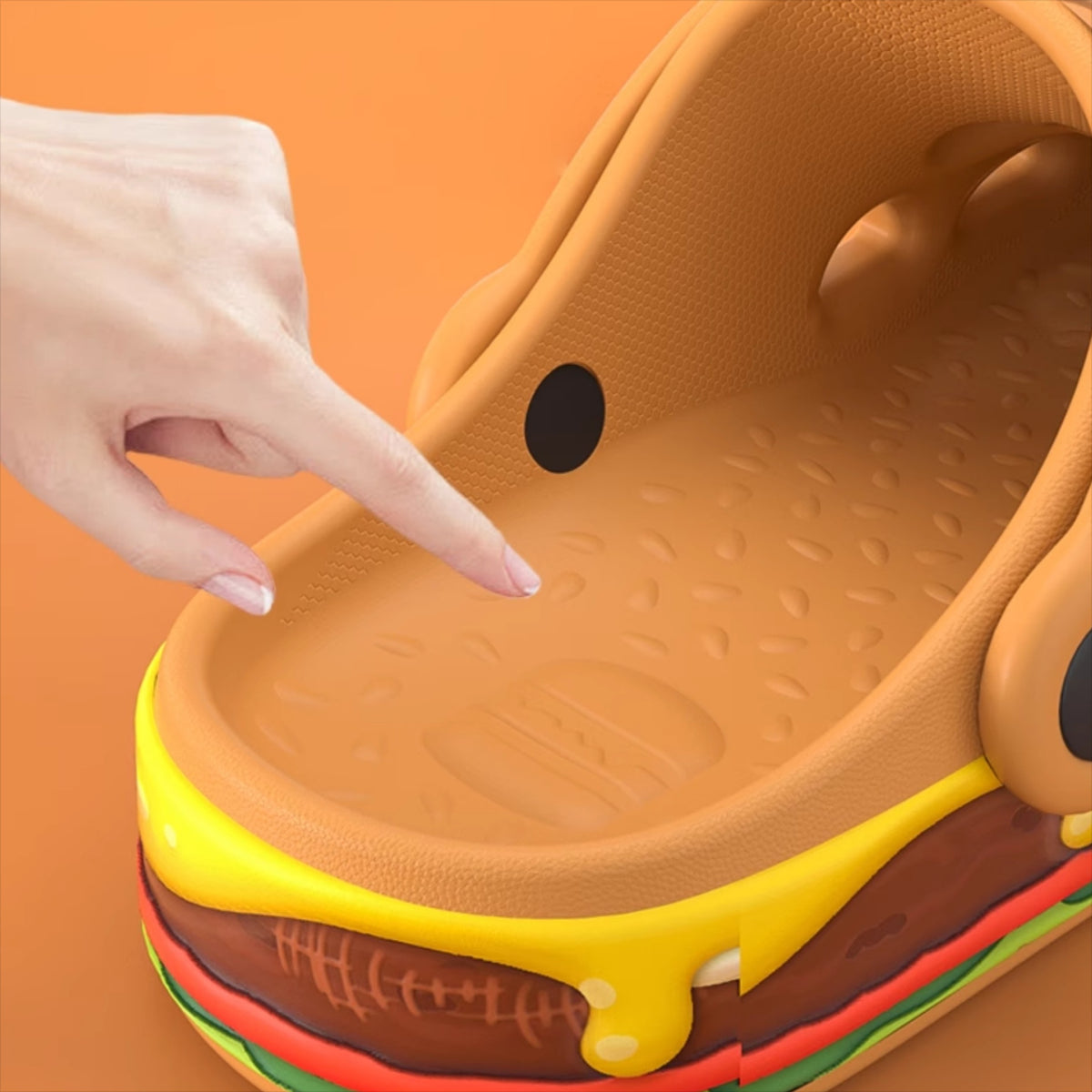 Burger Clogs: Fun and Tasty-Inspired Slippers for Ultimate Comfort ...