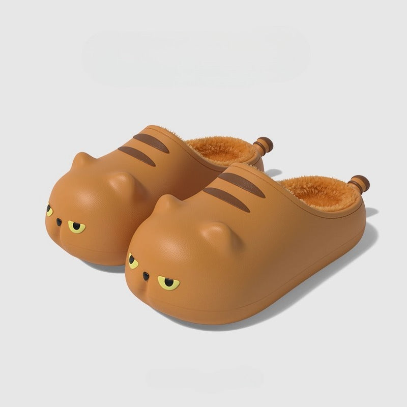 Grumpy Cat Waterproof Winter Clogs with Warm Fur Lining – Hello Slippers