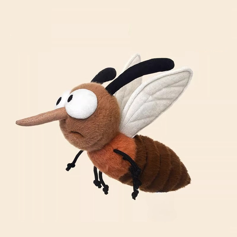 Quirky Mosquito Plush Toy - Funny Big Eyed Insect Pillow – Hello Slippers