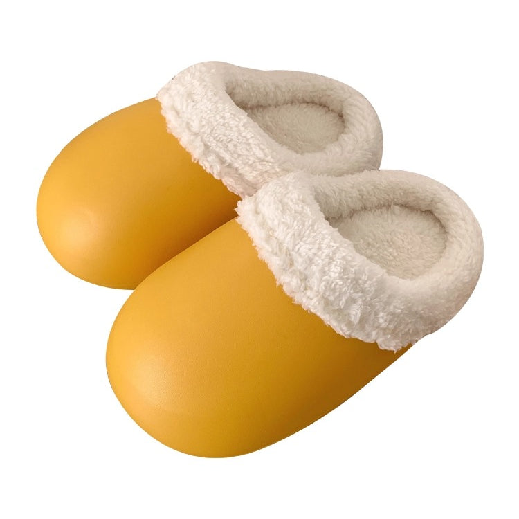 Waterproof Puffy Bread Slippers with Warm Fur Lining – Hello Slippers