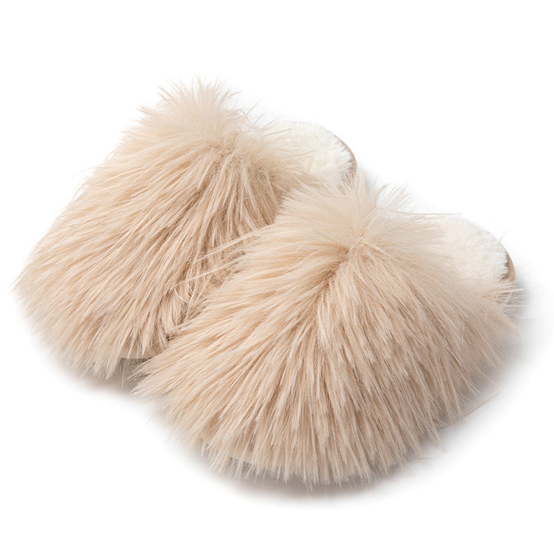 Shaggy Long-Fur Indoor Slippers | Plush House Shoes – Hello Slippers