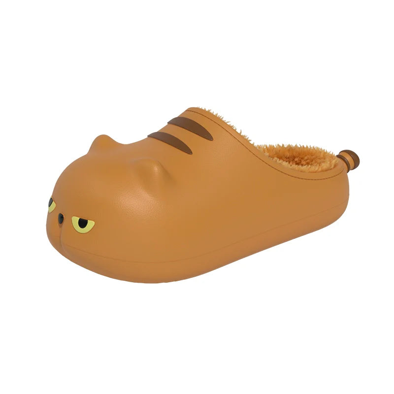 Grumpy Cat Waterproof Winter Clogs with Warm Fur Lining – Hello Slippers