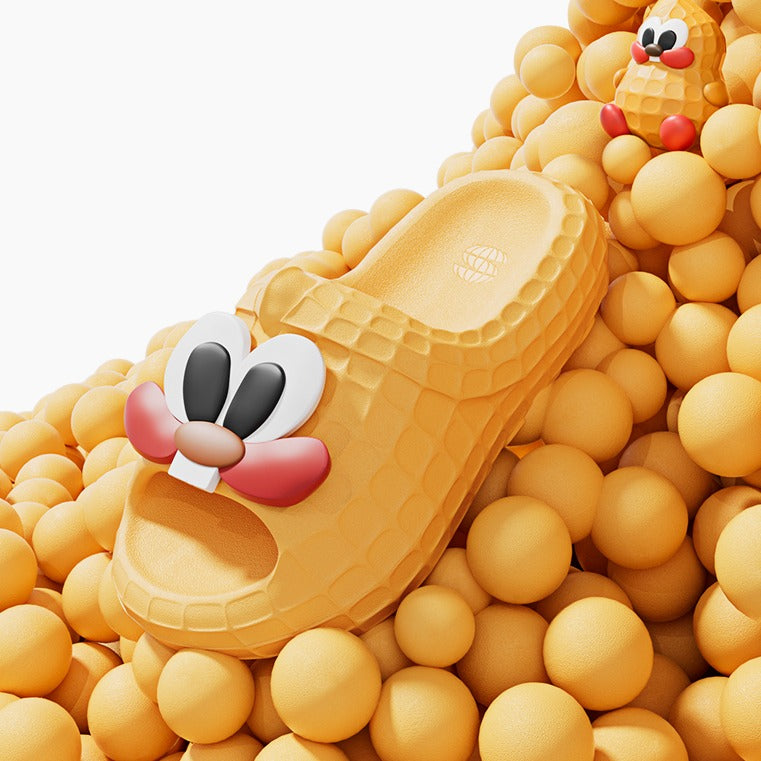 Peanut Slides: Quirky Cartoon-Inspired Slippers for Everyday Fun ...