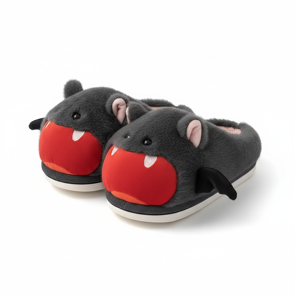 Bitey Bat Slippers – Cozy, Fun, and Perfectly Spooky for Winter Warmth ...