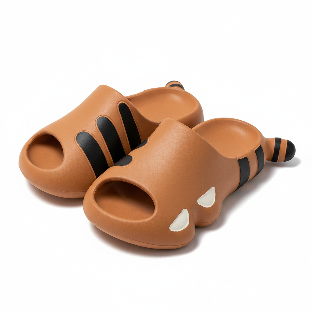 Fun Cartoon Tiger Slides Soft EVA Non-Slip Summer Sandals – Hello Slippers