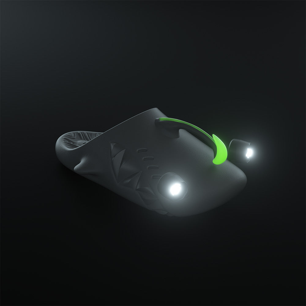 Anglerfish Flashlights Shark Slide Mule - Sharkicks Pro | HelloSlippers ...