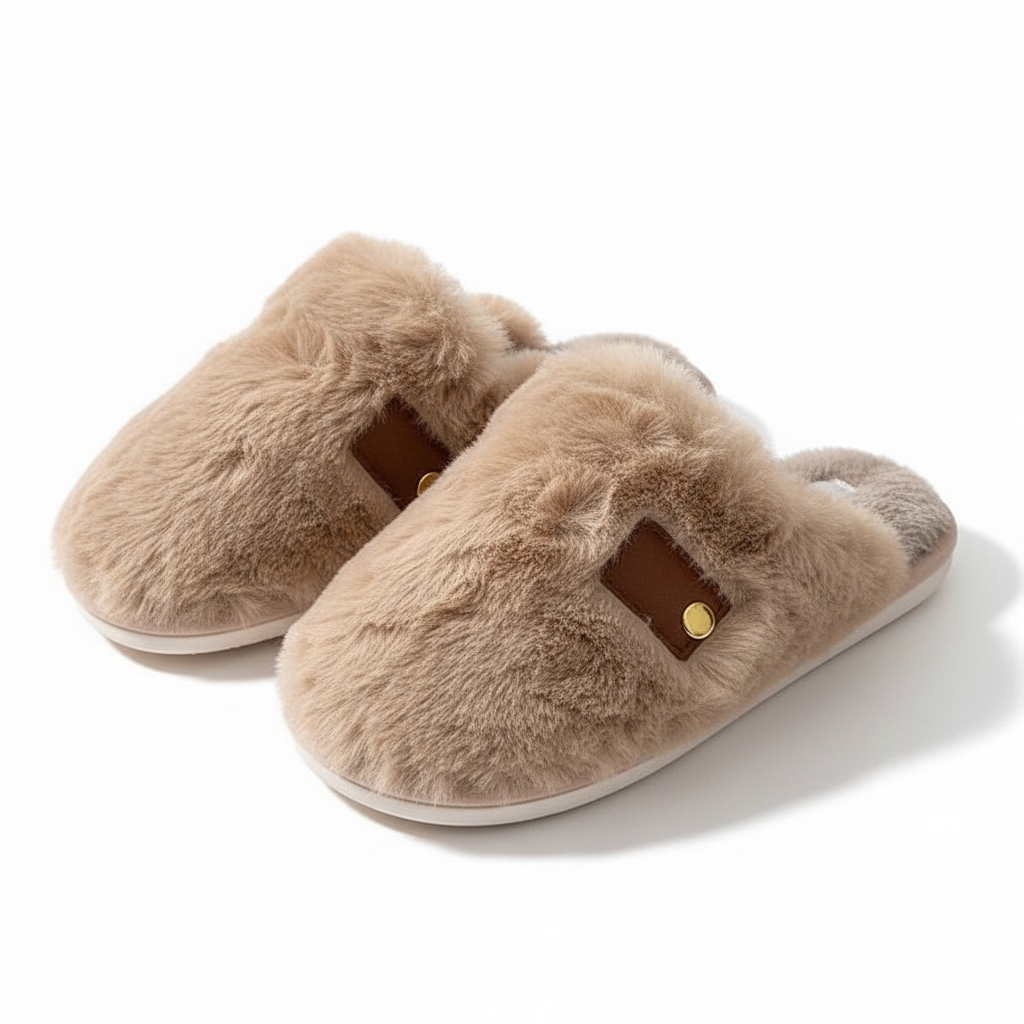 Plush Home Slippers with Soft Lining & Anti-Slip Sole – Hello Slippers