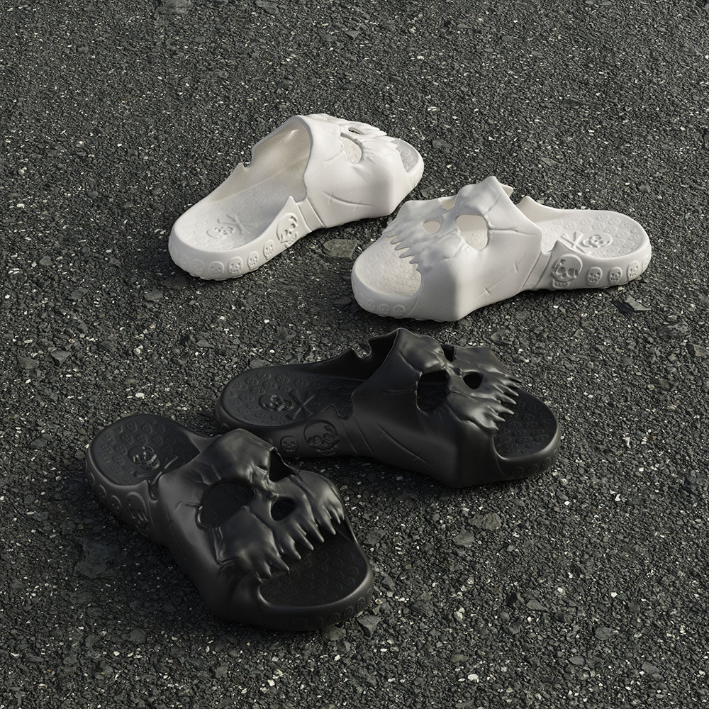 HelloSlippers Skull Slides - the Original Skull Slippers – Hello Slippers