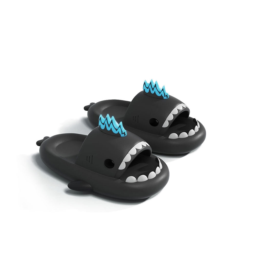 Nuclear Kaiju Shark Slides | Fun & Cozy Shark Slippers | HelloSlippers ...