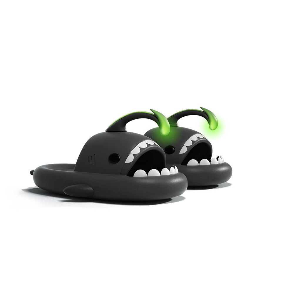 Sharkicks Basic - Anglerfish | Glow-in-the-Dark Shark Slides – Hello ...