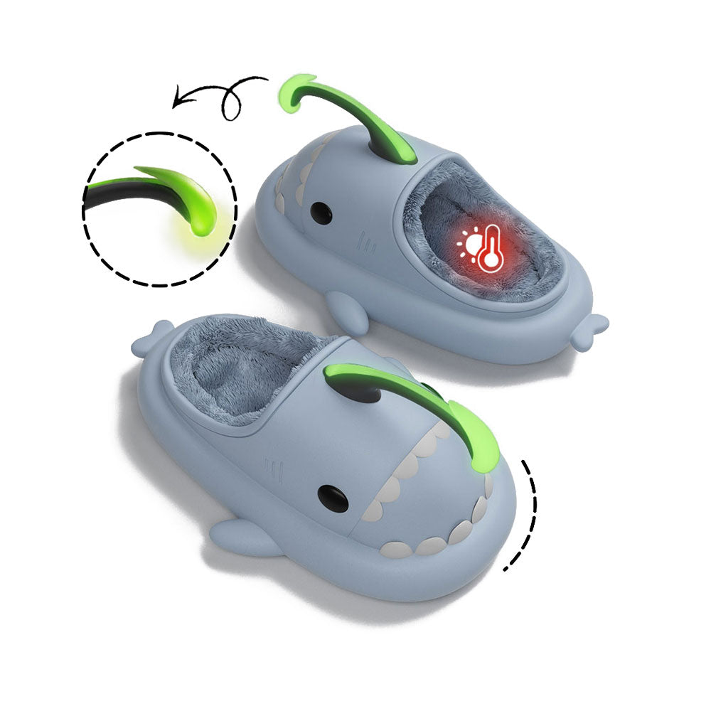 Anglerfish Heel-open Shark Slippers - Unique & Comfortable | Sharkicks ...