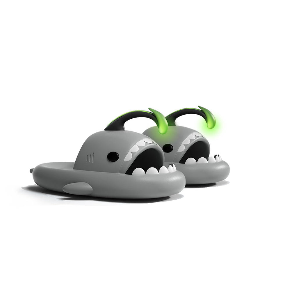 Sharkicks Basic - Anglerfish | Glow-in-the-Dark Shark Slides – Hello ...