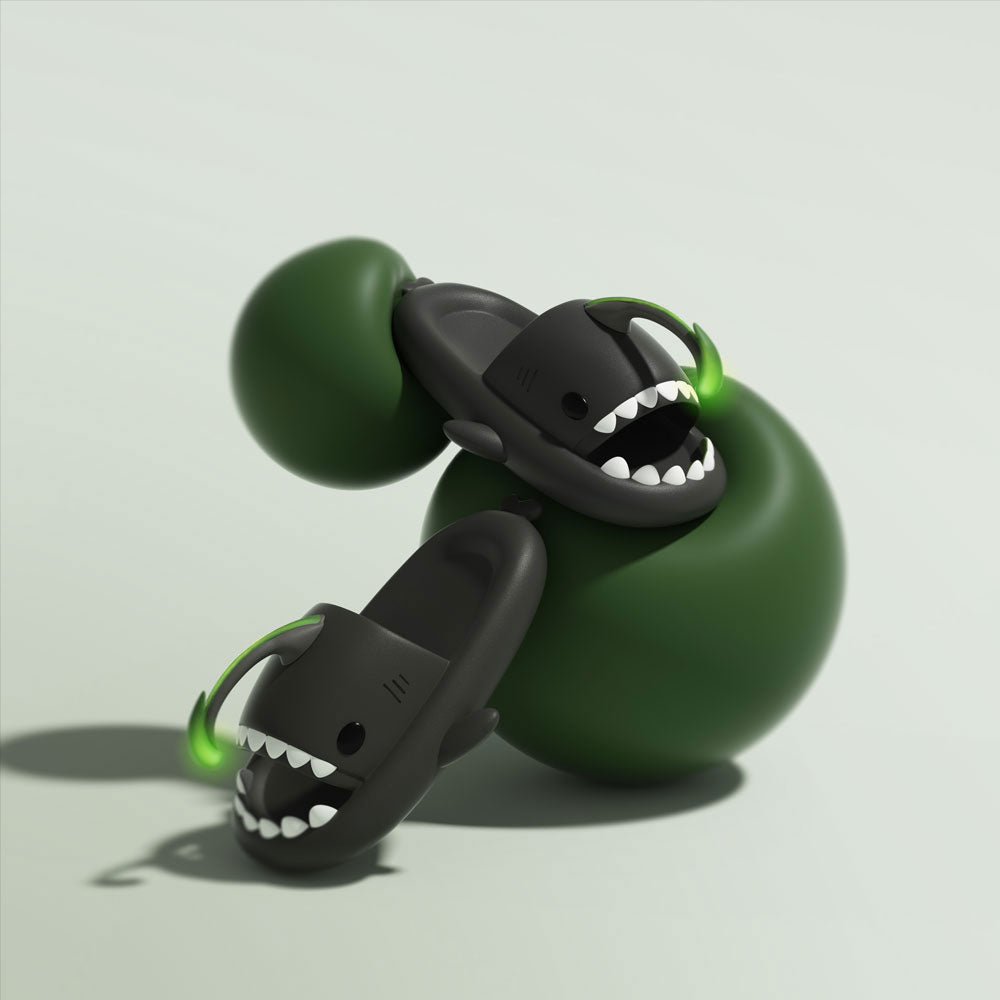 Sharkicks Basic - Anglerfish | Glow-in-the-Dark Shark Slides – Hello ...