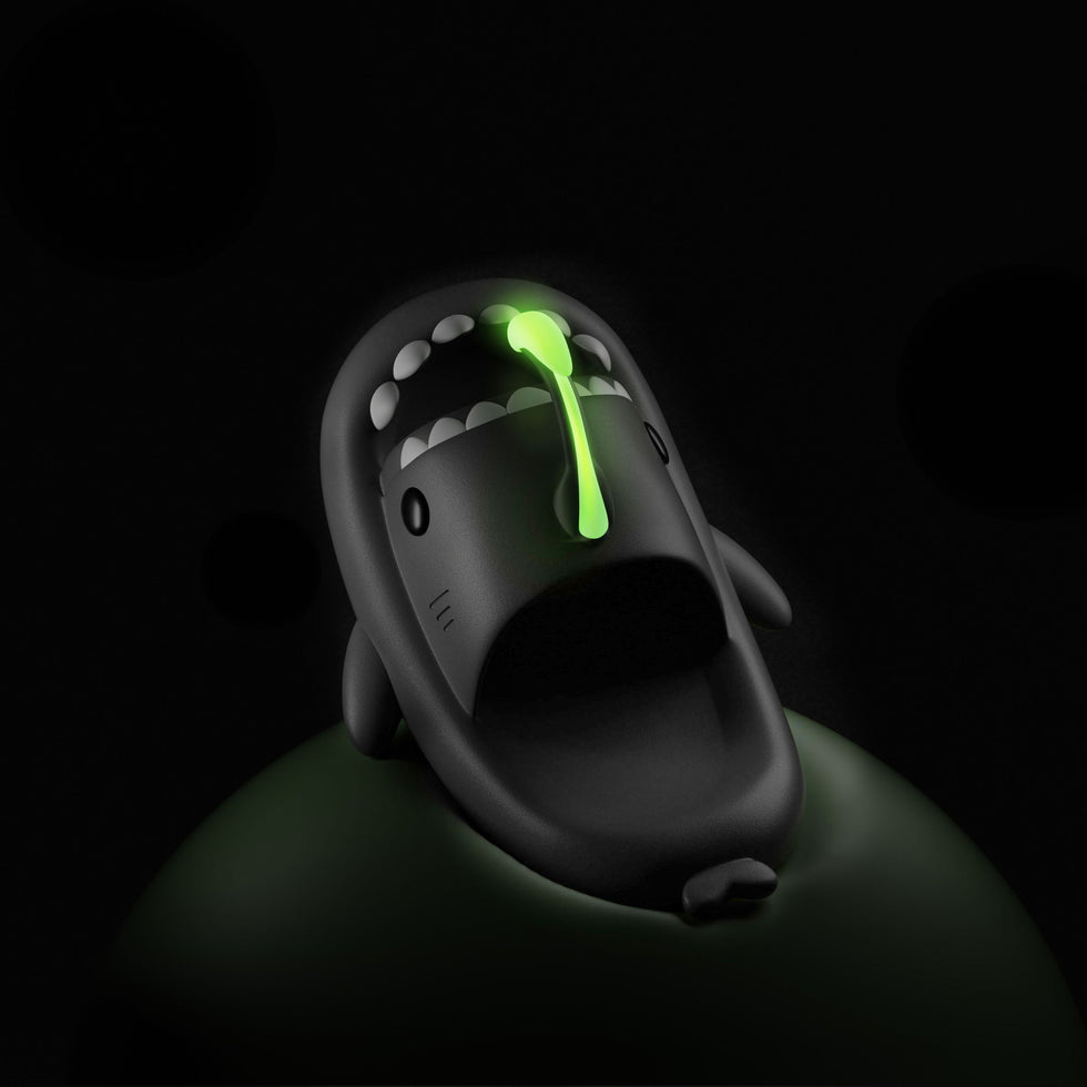Sharkicks Basic - Anglerfish | Glow-in-the-Dark Shark Slides – Hello ...
